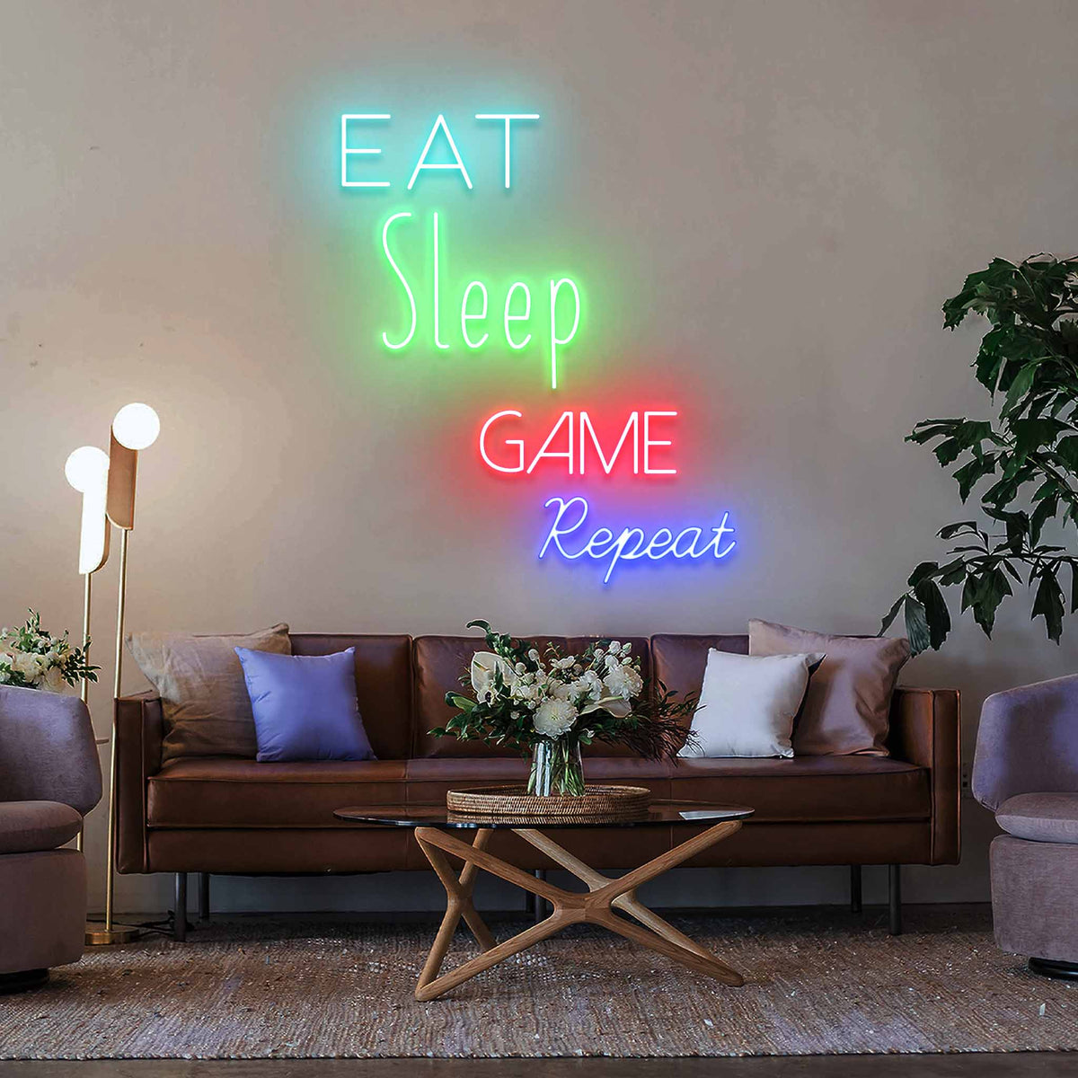 Eat Sleep Game Repeat – @NEONs.co.uk